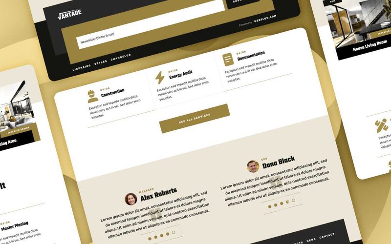 Vantage - Architecture HTML5 Responsive Website Template